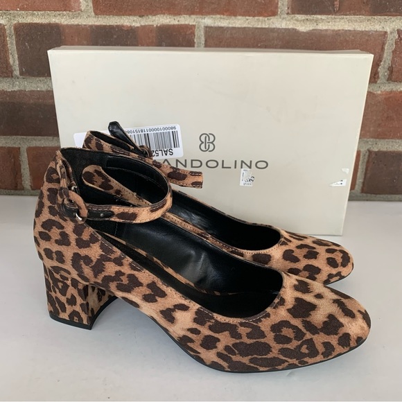 Bandolino | Shoes | Bandolino Womens Odear Pump Leopard Print Block ...